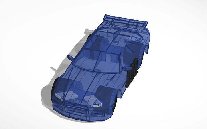 3d Design Copy Of Gtr R34 Tinkercad