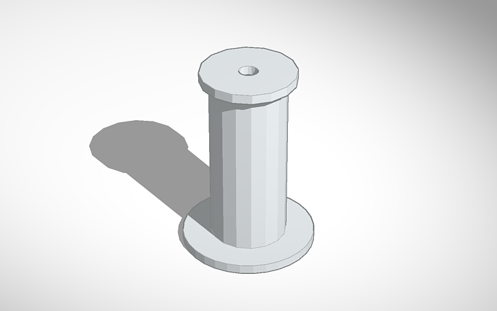 3D design 20mm tube stand-off | Tinkercad