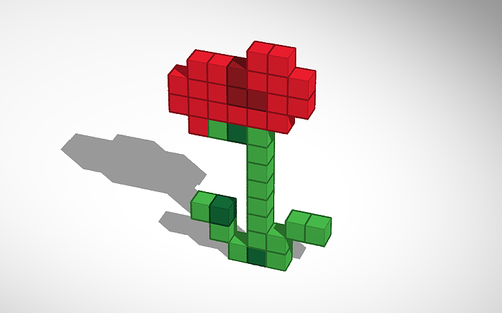 3D design Minecraft Poppy | Tinkercad