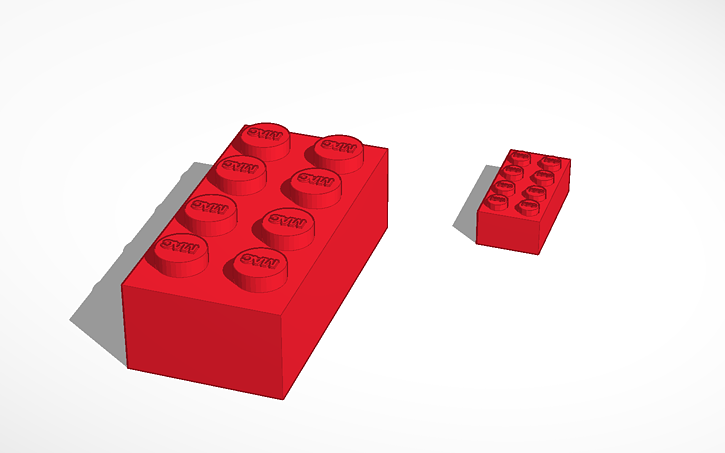 3D design Lego Bricks - Tinkercad