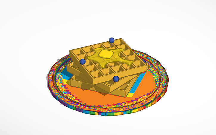 3D design Waffles | Tinkercad
