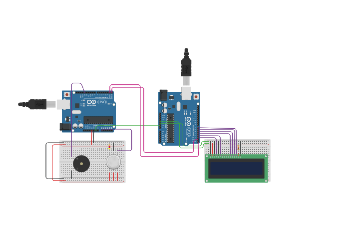 Circuit design Detector de humo - Tinkercad