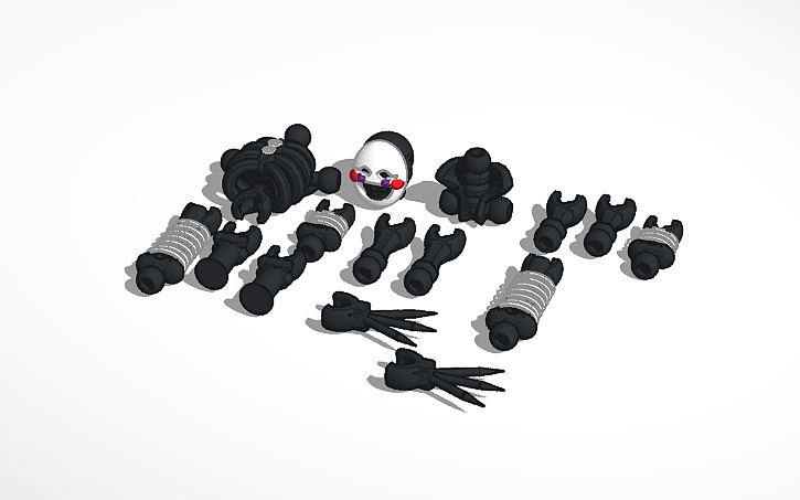 3D design realistic puppet | Tinkercad