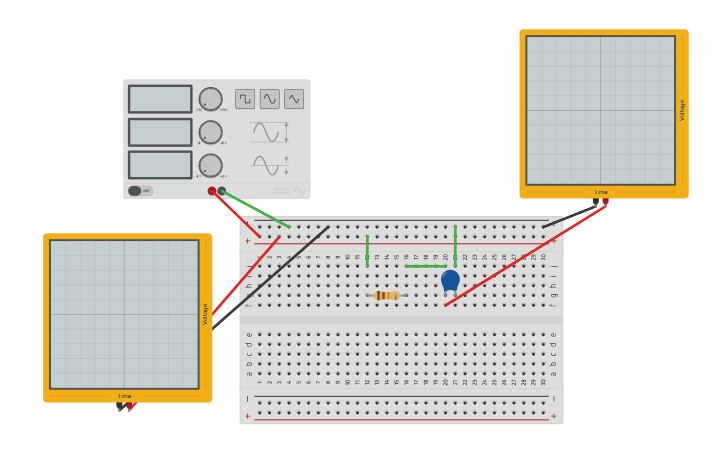 Circuit Design Pasa Bajas Tinkercad
