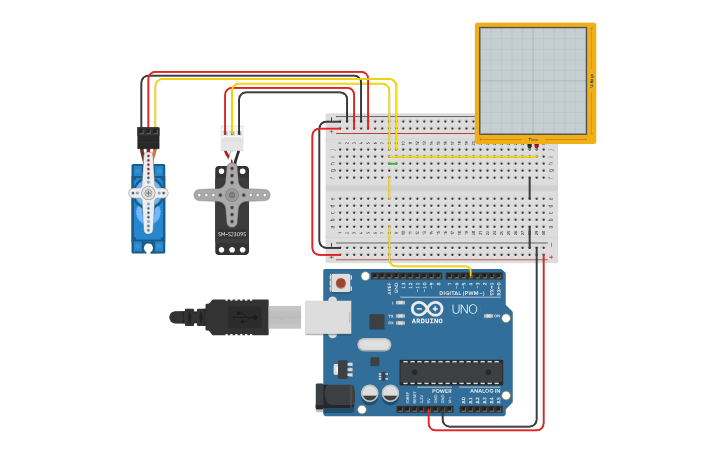 Circuit Design Servo Motor Controller Circuit And Program Tinkercad