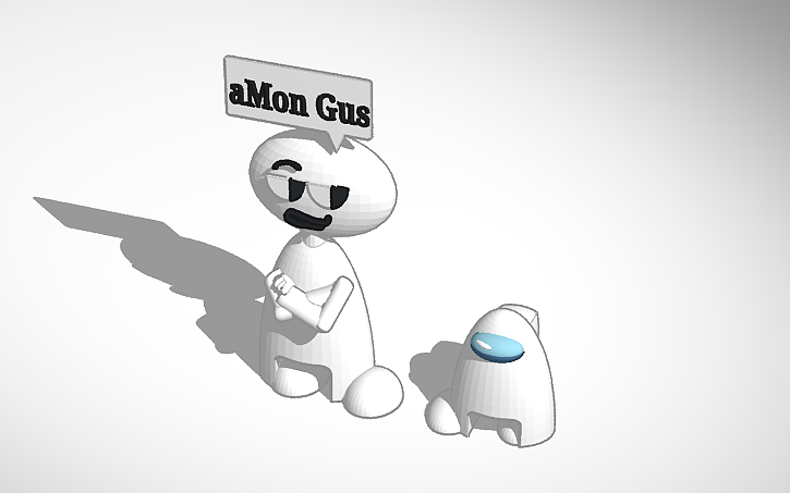 3D design Amogus - Tinkercad