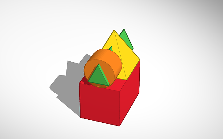 3D design MARINELLI FILIPPO: GRUPPO DI SOLIDI REGOLARI - Tinkercad