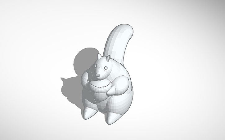 3D design Squirrel - Tinkercad