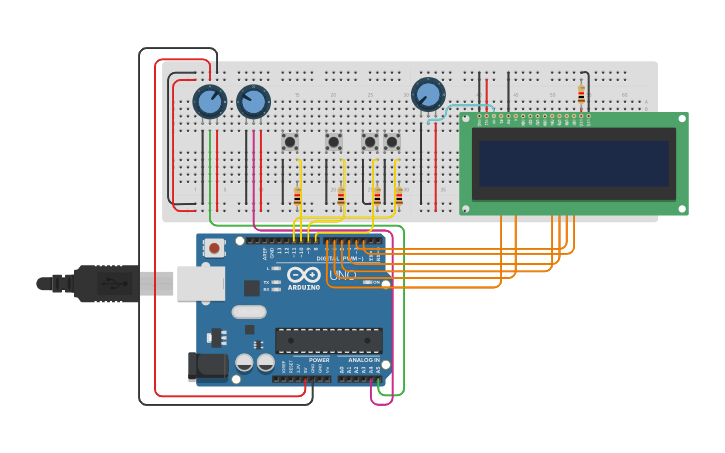 Circuit design EJERCICIO 1 - Tinkercad