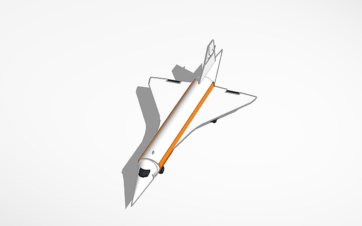 3D design Concorde stock livery - Tinkercad