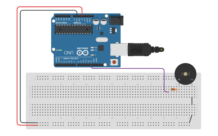 Circuit design Rick Roll - Tinkercad