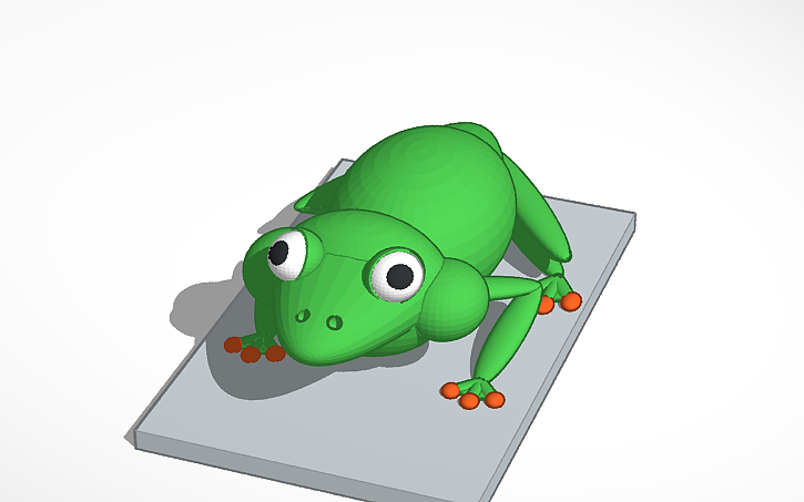 3D design The frog - Tinkercad