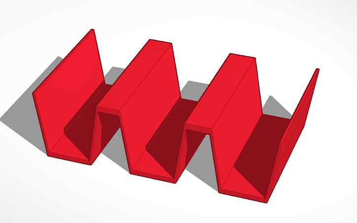 3D design Taco Holder - Tinkercad