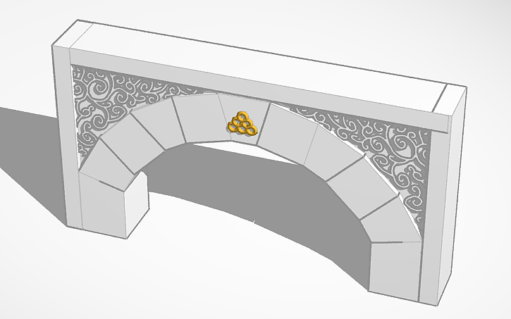 3D design Fancy Arch - Tinkercad