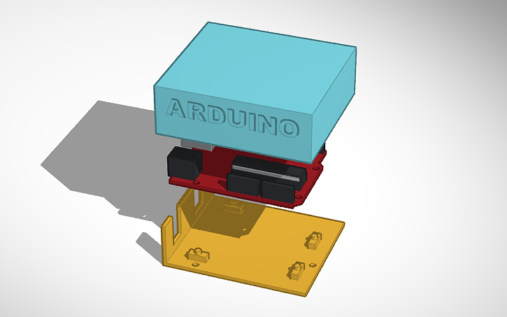 3D design Arduino Box - Tinkercad
