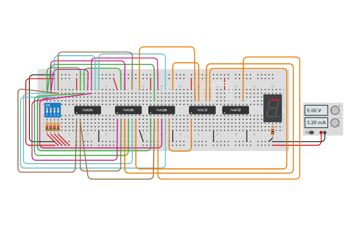 Circuit design segment A - Tinkercad