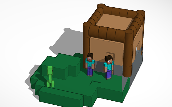 3D design Minecraft World - Tinkercad