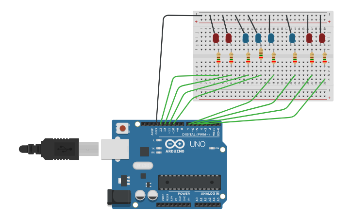 Circuit design taller 5 | Tinkercad