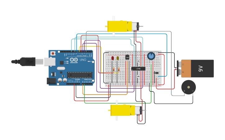 Circuit design A - Tinkercad