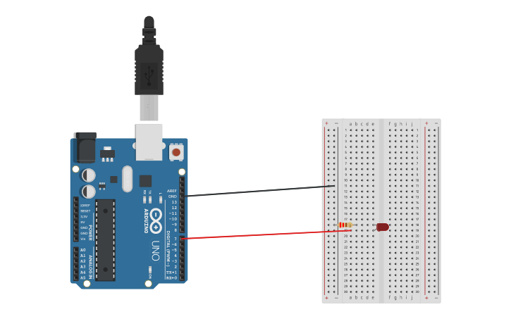Circuit design Copy of Timer Interrupt Starter Circuit | Tinkercad