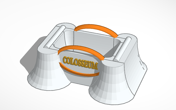 3D design fingerboard pool colosseum | Tinkercad