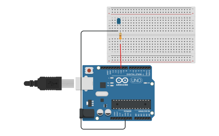Circuit design daniel micaelo_2B_practica 1 arduino | Tinkercad