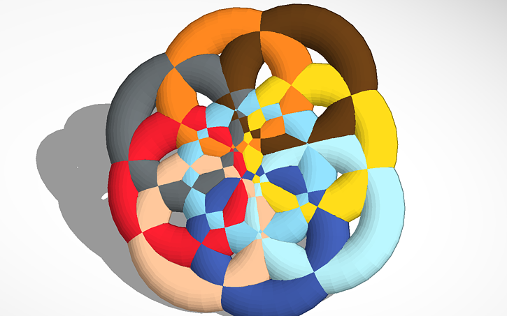 3D design WeiRd CoLoR pAtTeRn - Tinkercad