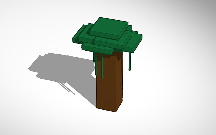 3D design Jungle tree - Tinkercad