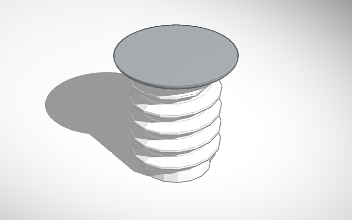 3D design Screw - Tinkercad