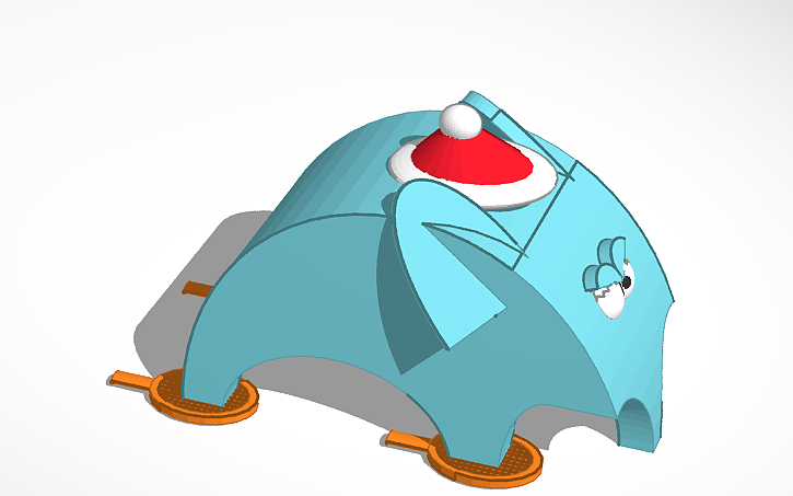 3D design Christmas Elephant | Tinkercad