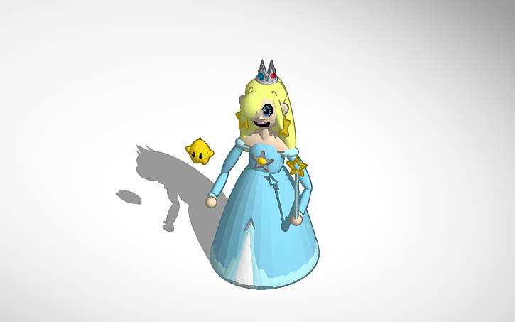 3D design Princess Rosalina - Tinkercad
