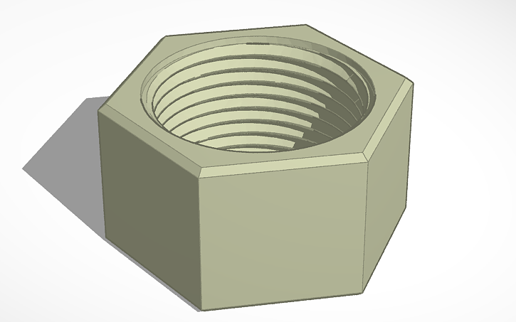 3D design ECROU M32 | Tinkercad