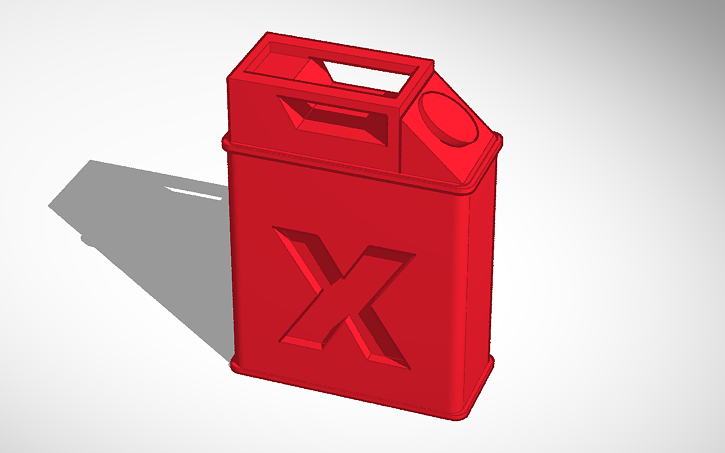 3D design 1:35 Jerry Can | Tinkercad