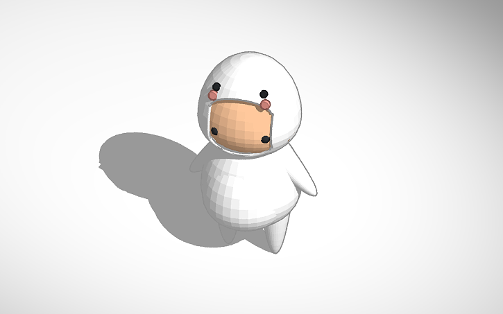 3D design cute Chibi | Tinkercad