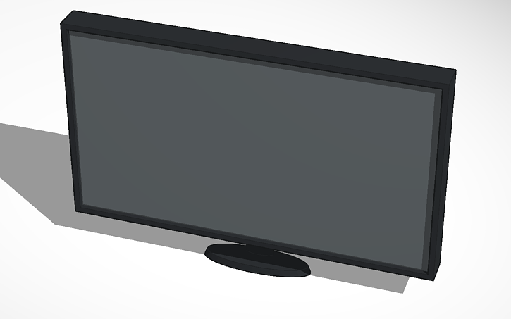 3D design 28" screen - Tinkercad