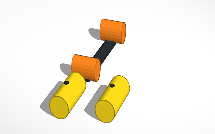 3D design saddle tanks - Tinkercad