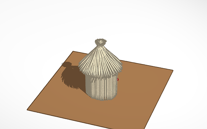 3D design hut - Tinkercad