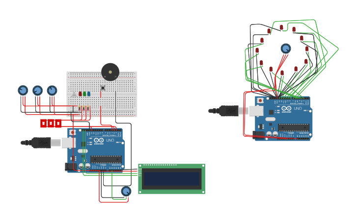 Circuit design circuit design of busy box - Tinkercad