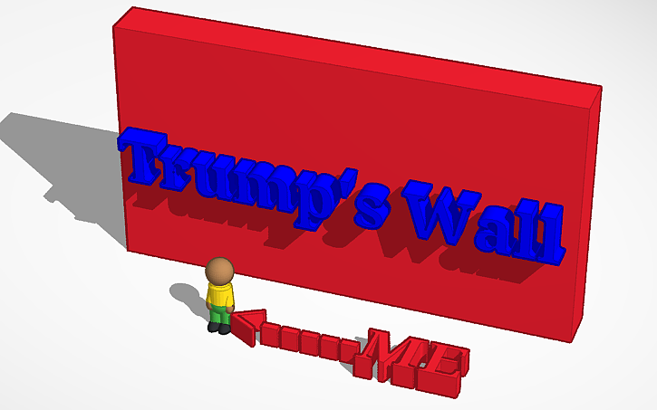 3D design wall - Tinkercad