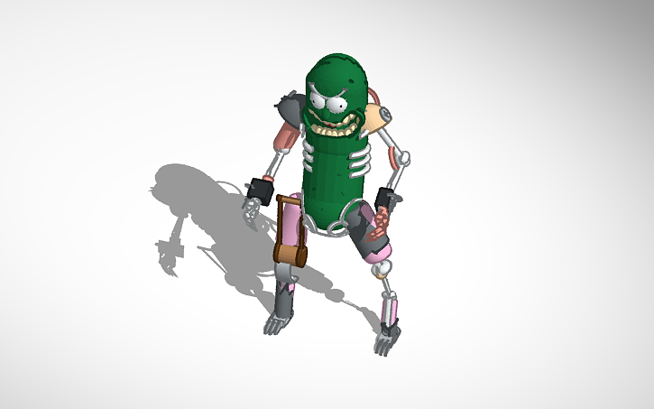3D design Pickle dickle Rick - Tinkercad