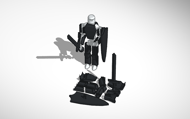 3D design K'Nex Action Figure Armor | Tinkercad