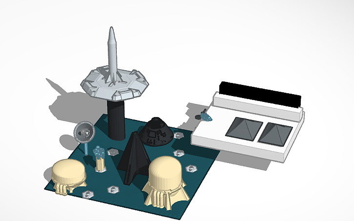 3D design Alien civilization | Tinkercad