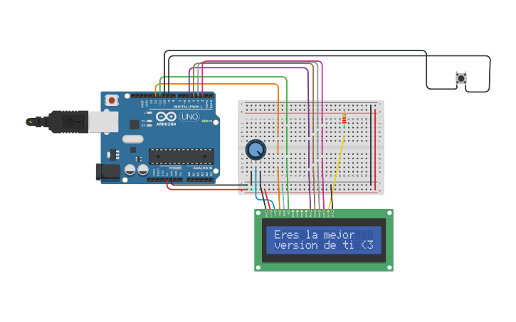 Circuit Design Cristal Arduino Tinkercad
