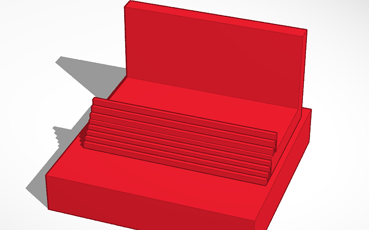 3D design Business Card Holder - Tinkercad