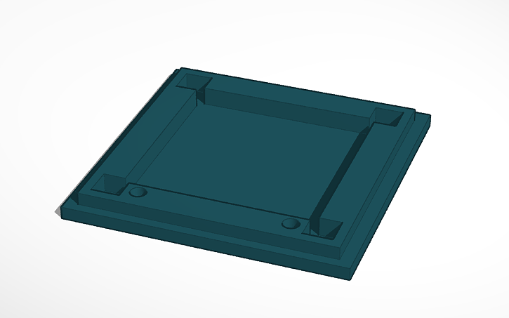 3D design Tardis Floor - Tinkercad