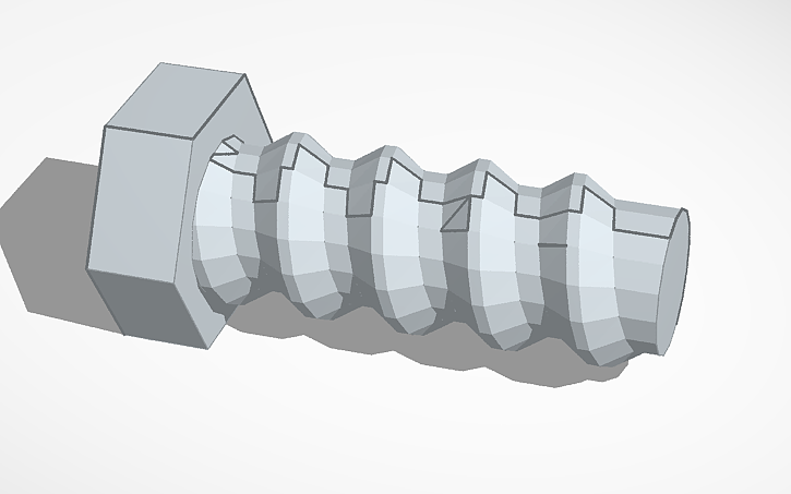 3D design Tornillo-Aldhey Rodríguez - Tinkercad