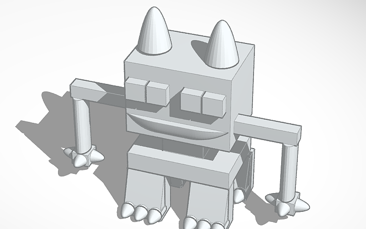 3D design monster project art - Tinkercad
