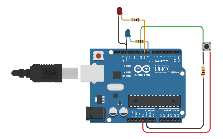 Circuit design RTM 2_No 1C_PBM_Khafabi Qhumaeni_41421110107 | Tinkercad