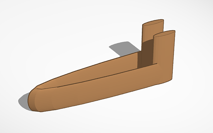 3D design cherava blade - Tinkercad