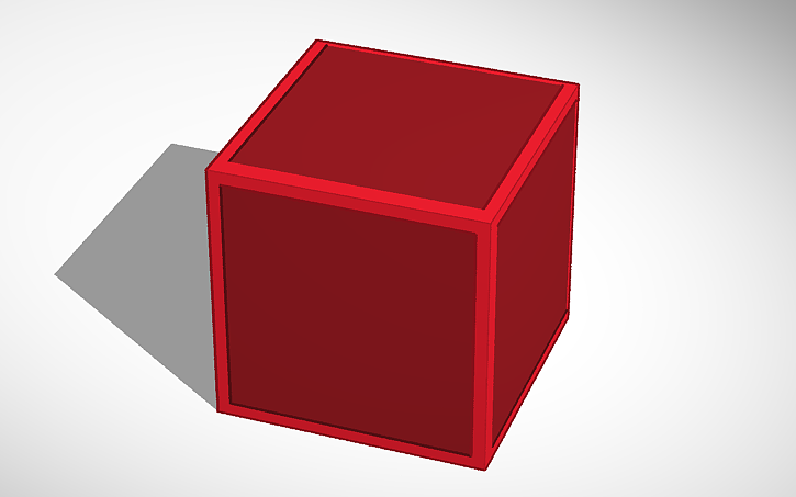 3D design Minecraft Redstone Block - Tinkercad